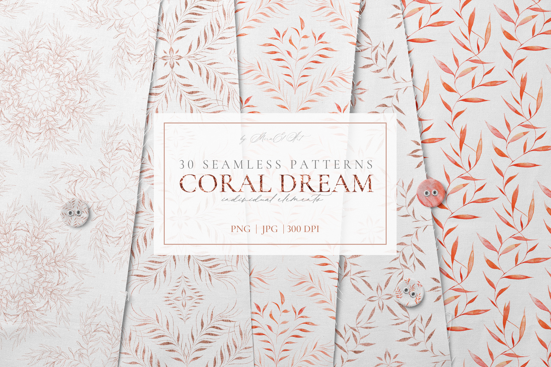 Watercolor & Copper Patterns