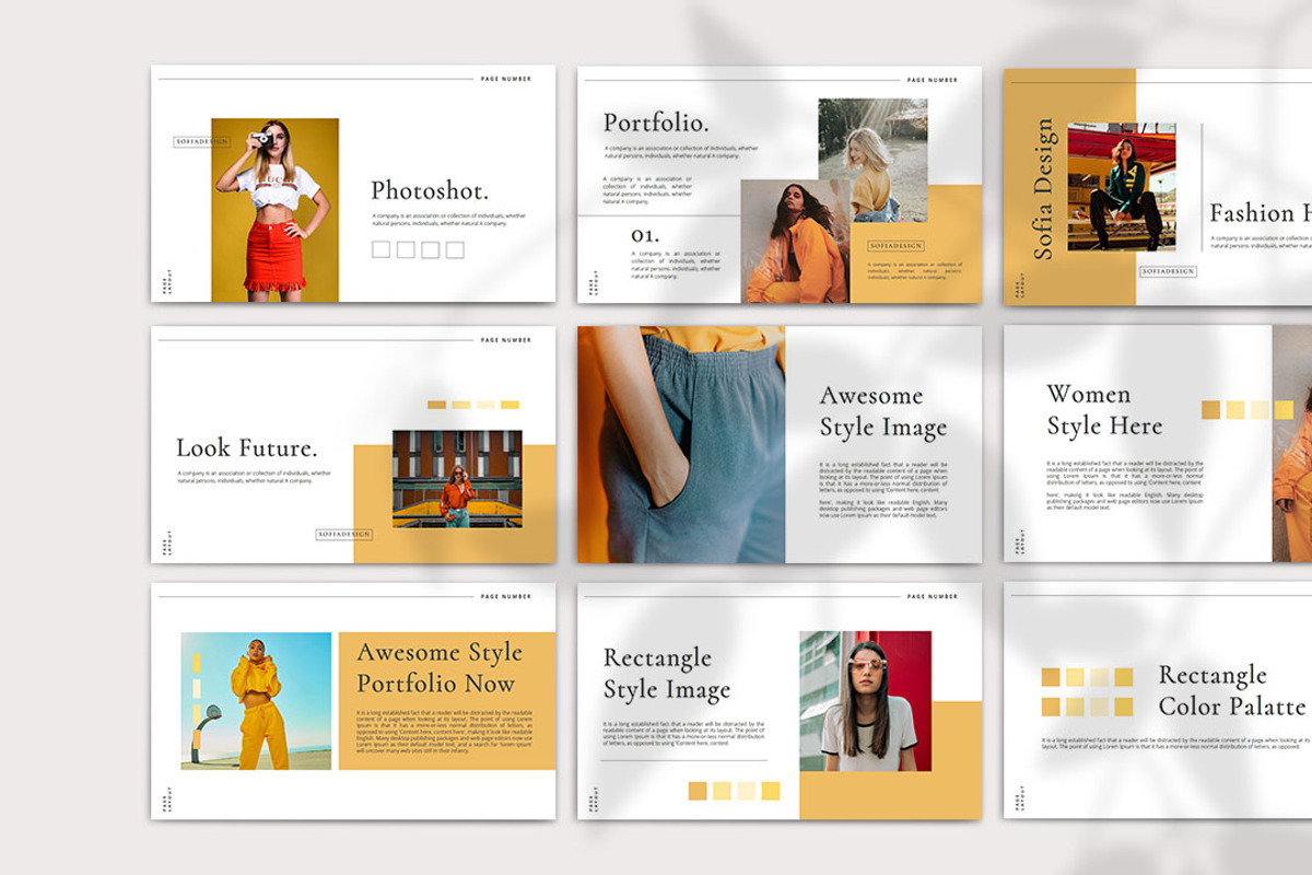 SOFIA - Powerpoint Template, a Presentation Template by TypeMakers