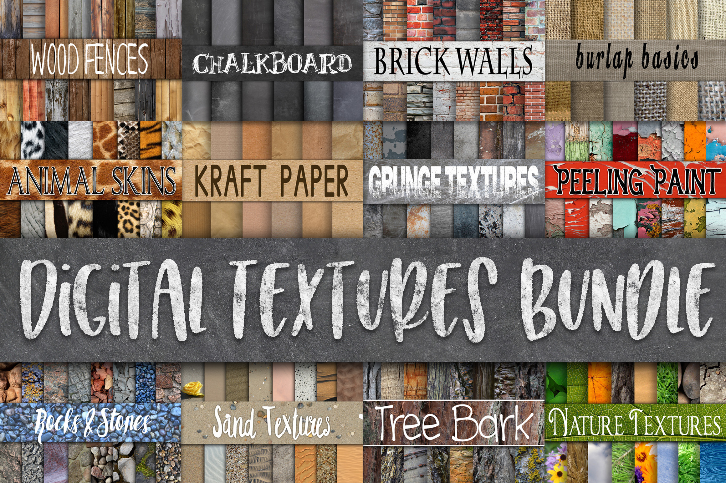 Digital Textures Bundle - 180 Papers, a Texture Graphic by OldMarket ...