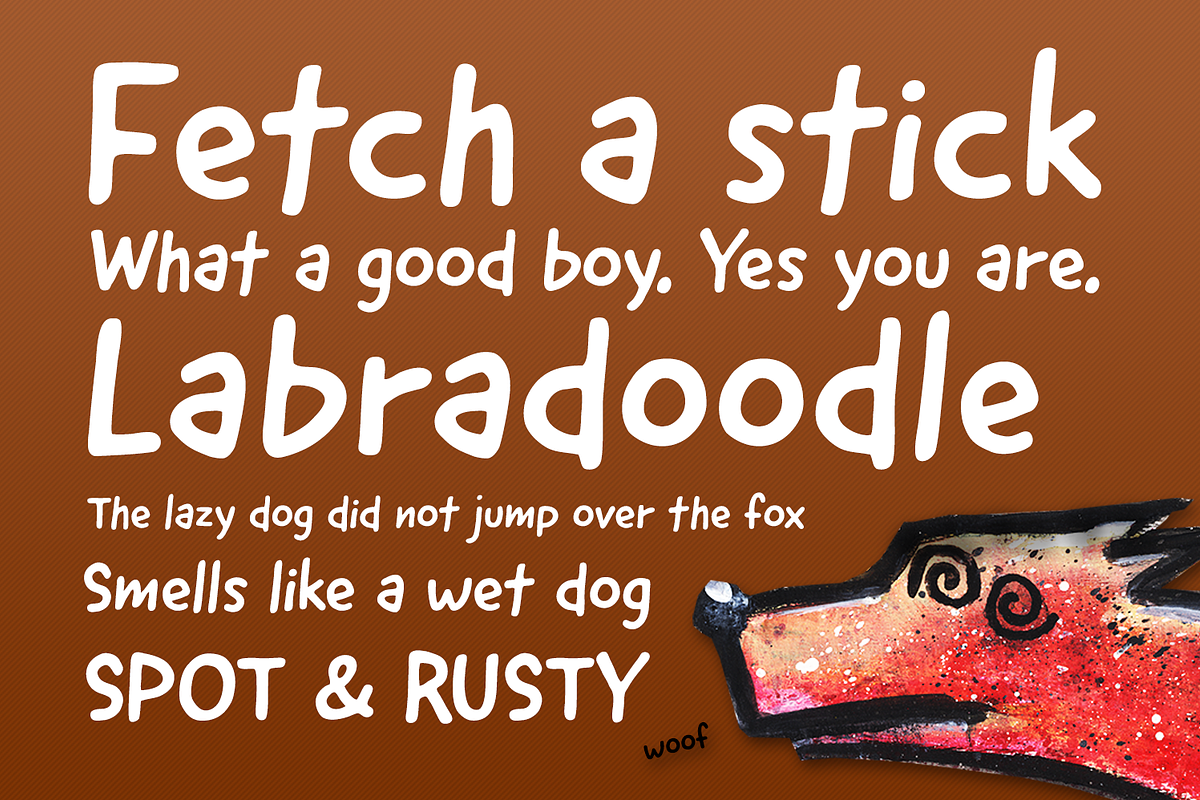 GoodDog New, a Handwritten Font by Fonthead Design