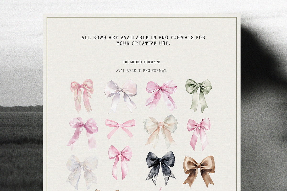 Whimsy Charm: Art Frames & Bows, an Object Graphic by Purple