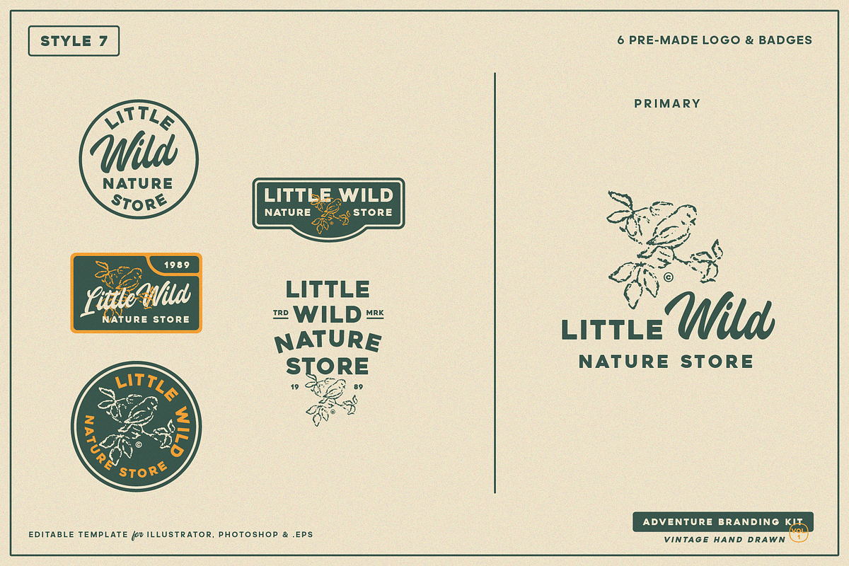 Adventure Branding Kit, a Branding & Logo Template by Refolve Design