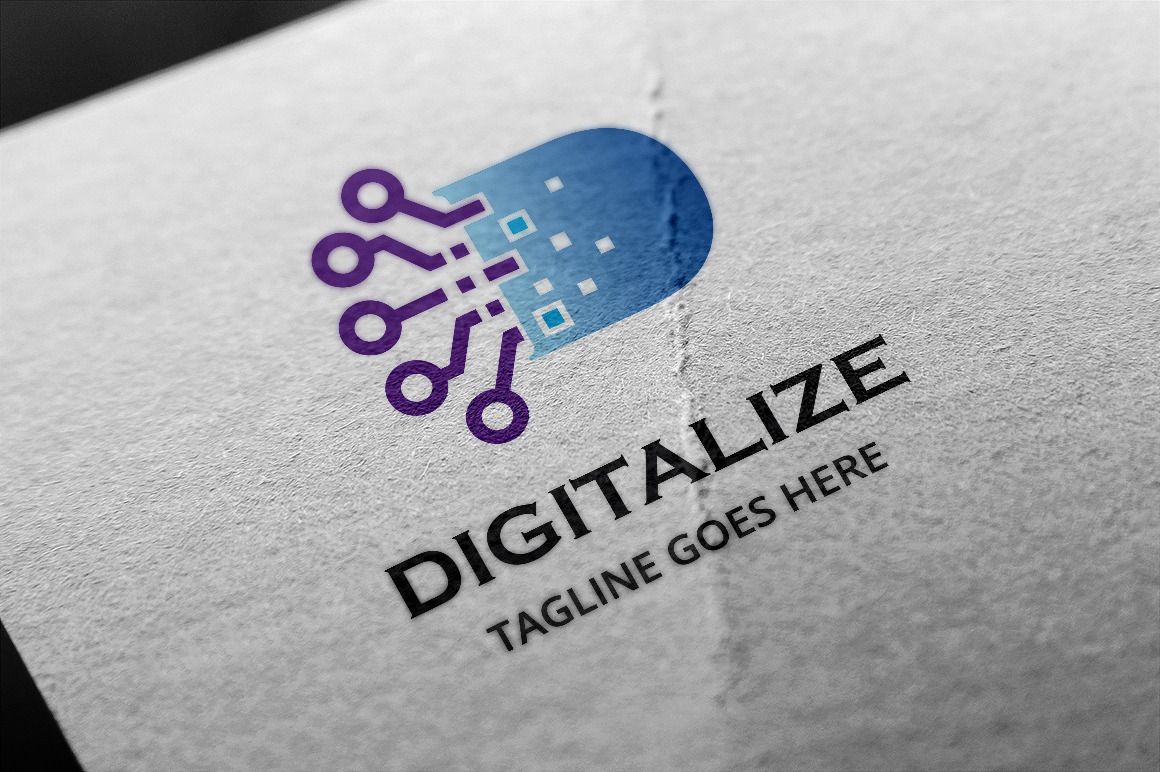 Digitalize -Letter D Logo | Branding & Logo Templates ~ Creative Market