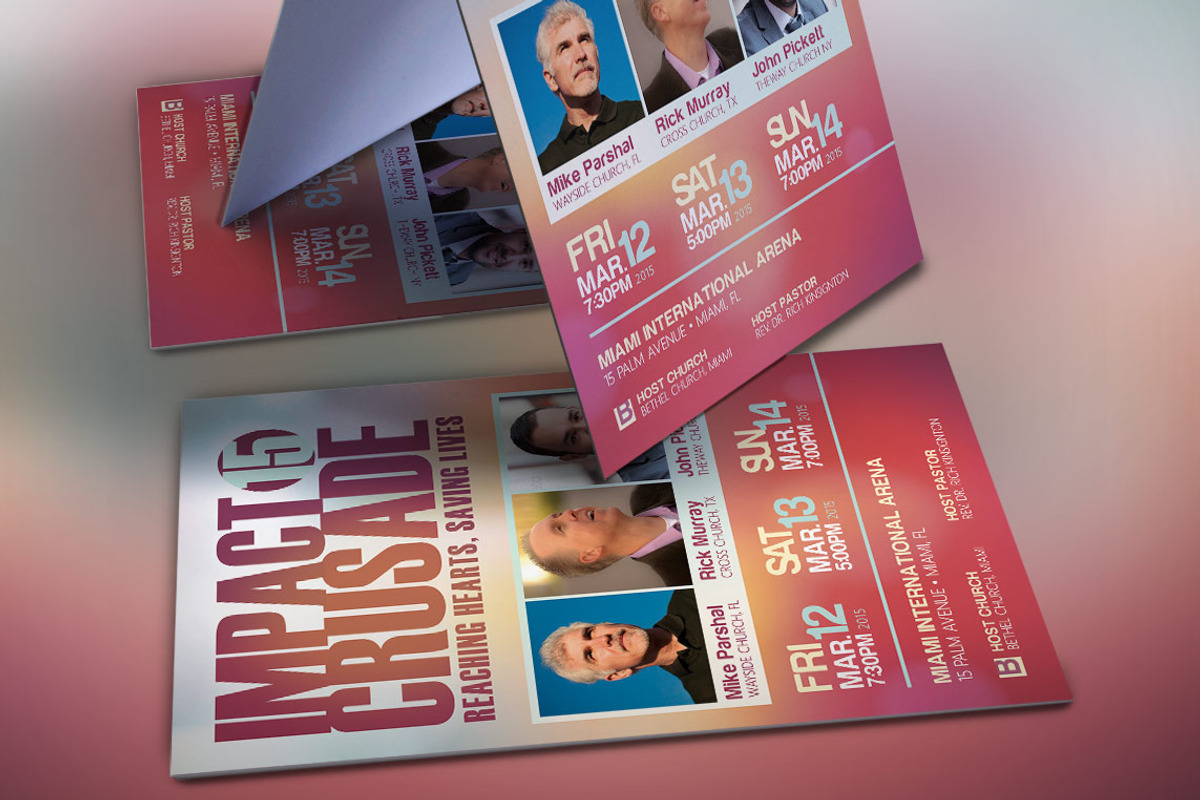 Church Crusade Flyer Template, a Flyer Template by Godserv Designs