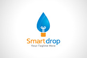 Smart - Water Logo, a Branding & Logo Template by gunaonedesign