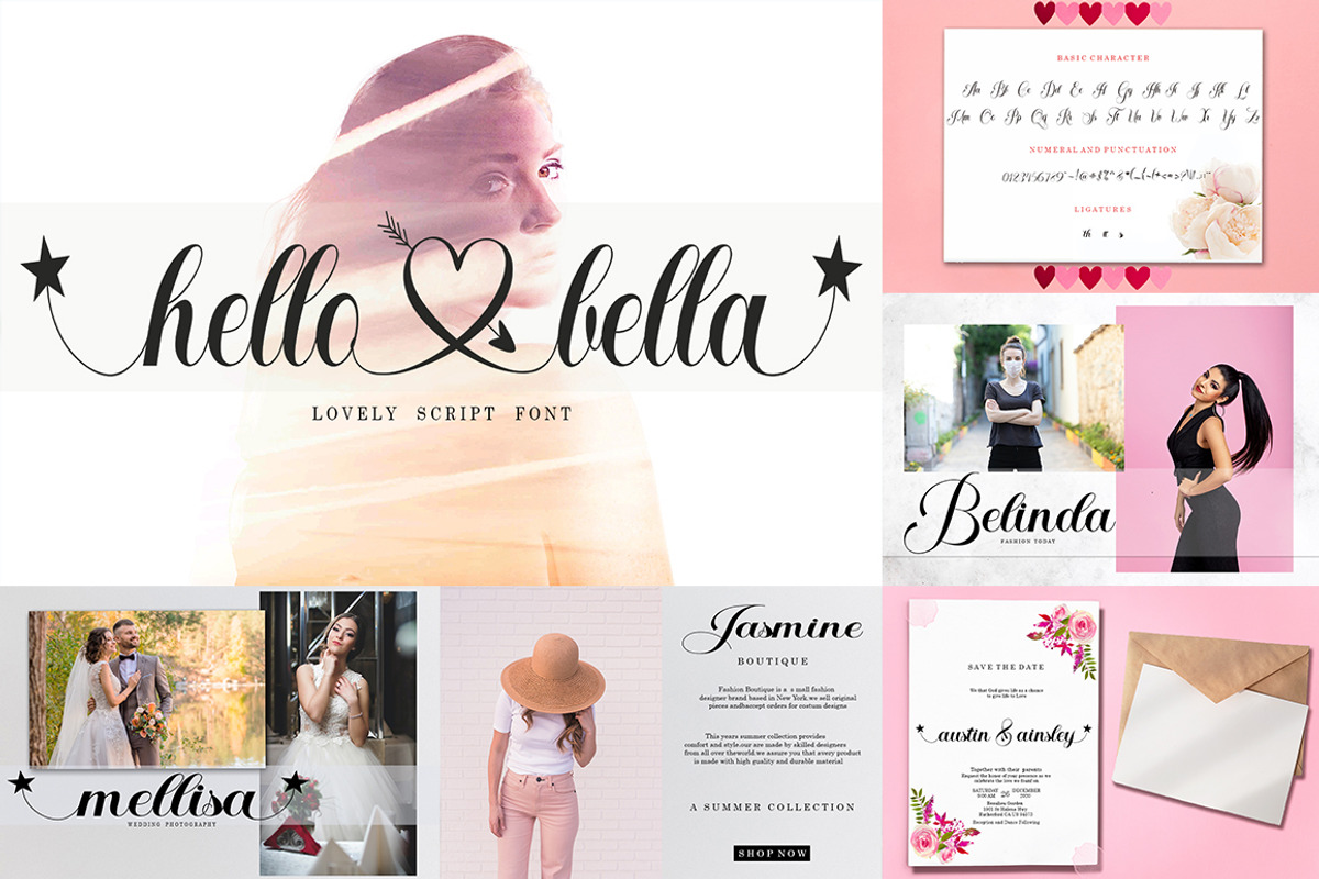 All Type Collection Font Bundle, a Script Font by Bosstype Studio