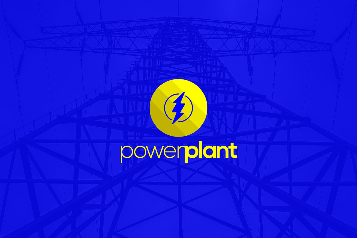 Power Plant Energy Logo, a Branding & Logo Template by bvcreates