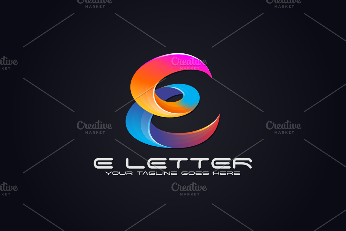 E Letter, a Branding & Logo Template by herulogo