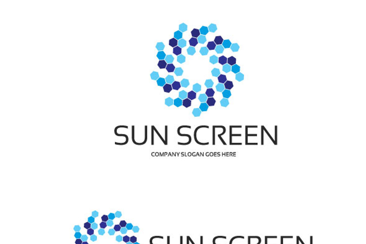 Sun Screen Logo, a Branding & Logo Template by Mariyana