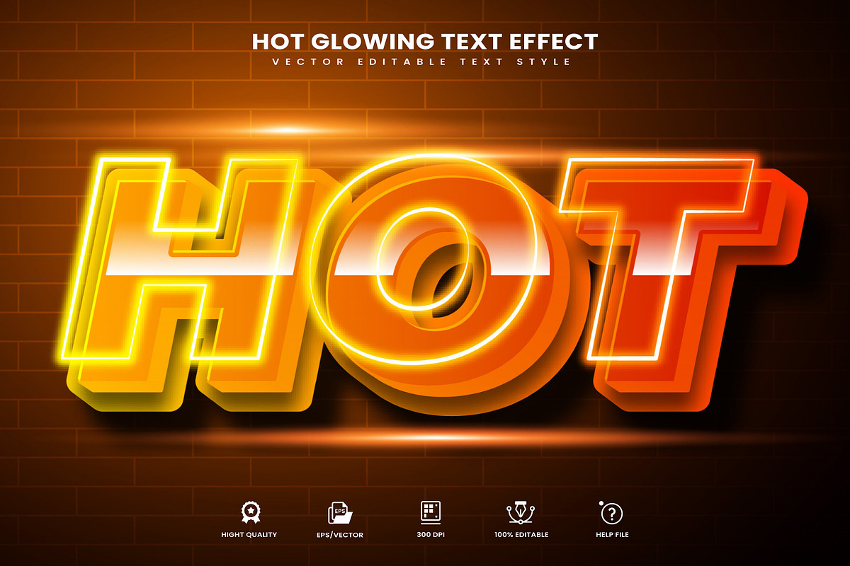 Hot Glowing Red Text Effect, a Layer Style Add-On by Niestart Creation
