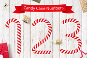 Candy Cane Numbers, a Graphic by PixMarket