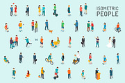 Isometric People Set, a Person Illustration by GlebTagirov