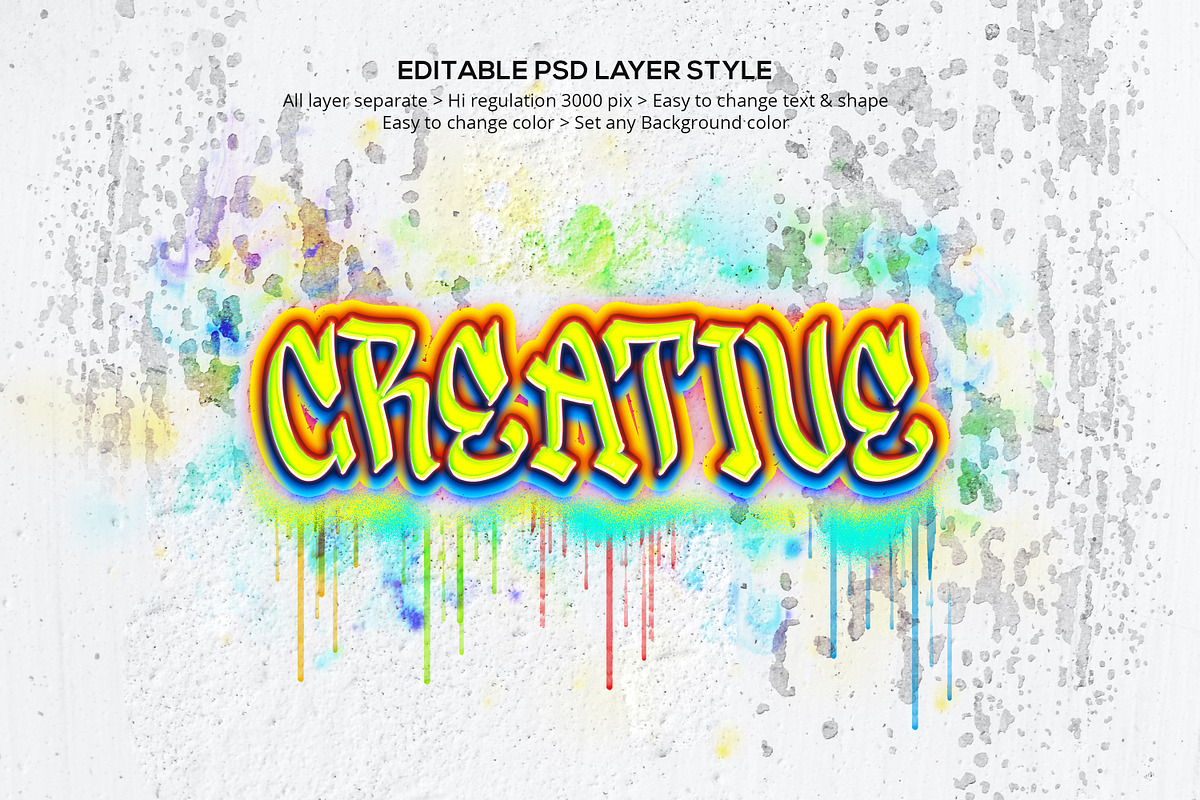 Photoshop Graffiti Text Effect