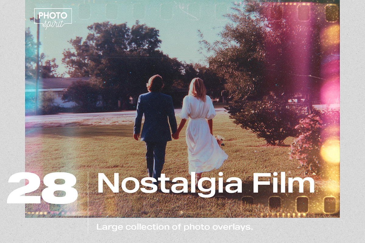 Nostalgia Film Overlays, a Texture Graphic by PhotoSpirit