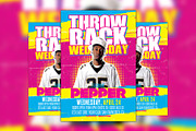Throwback Wednesday Flyer Template | Flyer Templates ~ Creative Market