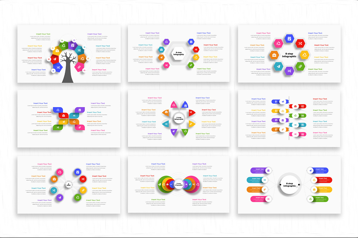 Eight Step Infographic Presentation