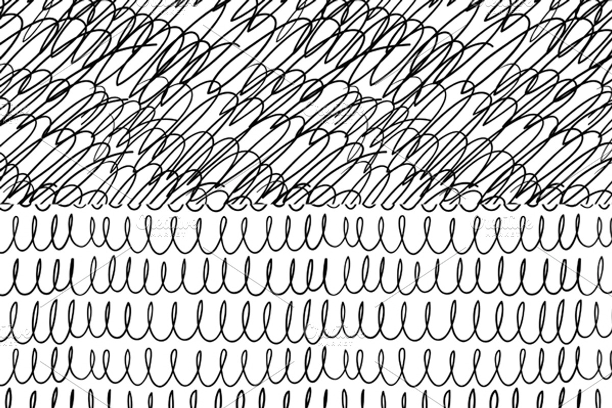 Scribble patterns, a Pattern Graphic by Stolenpencil