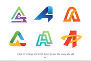 6 Best of Letter A Logos, a Branding & Logo Template by nospacestore