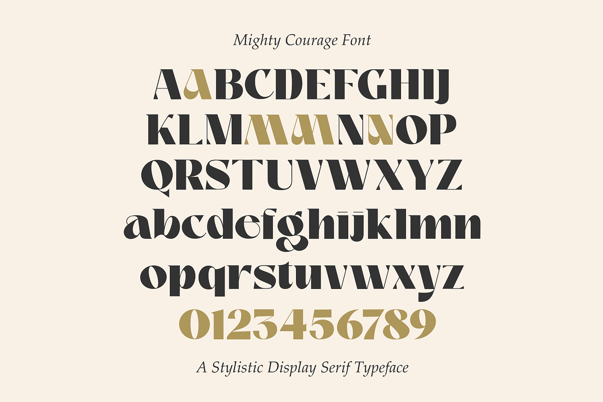 Mighty Courage Font