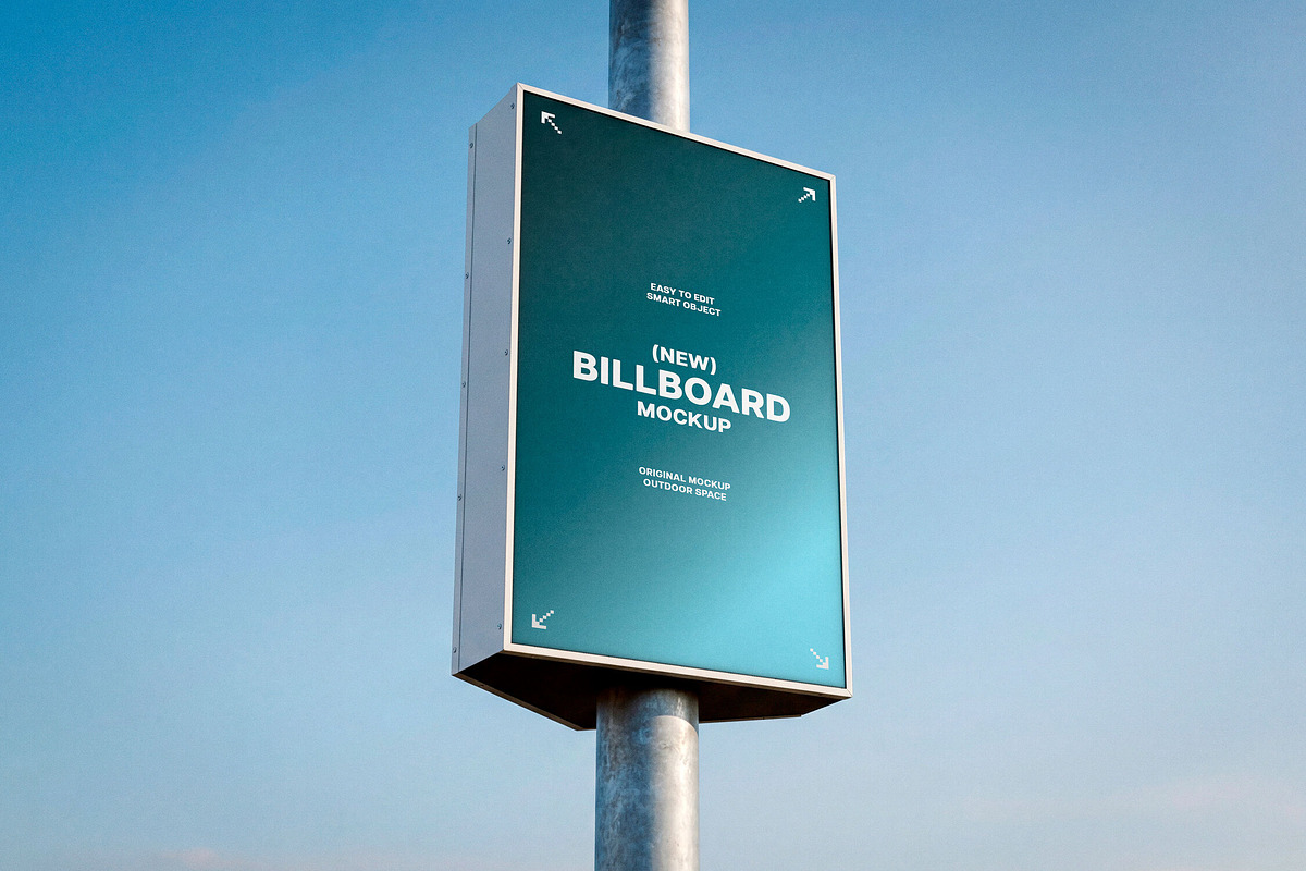 Vertical Billboard Mockup, an Advertising Mockup by Design Squad