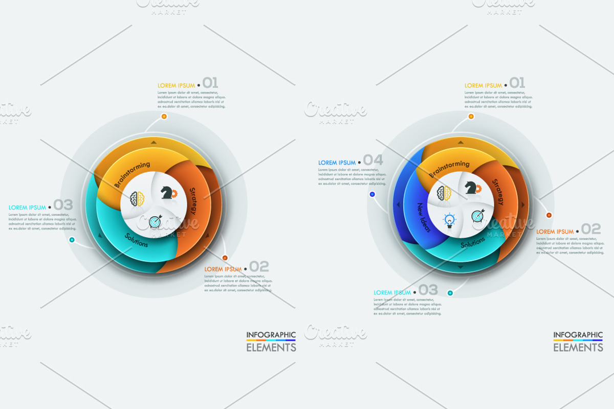 16 Spiral Templates, a Presentation Template by Andrew Kras Design