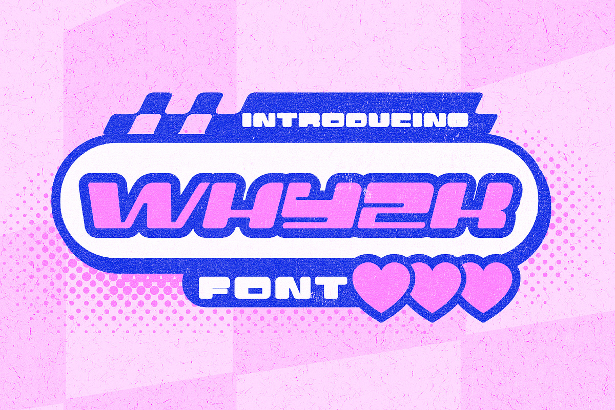 Why2K - Nostalgic 2000s Font, a Font by HipFonts