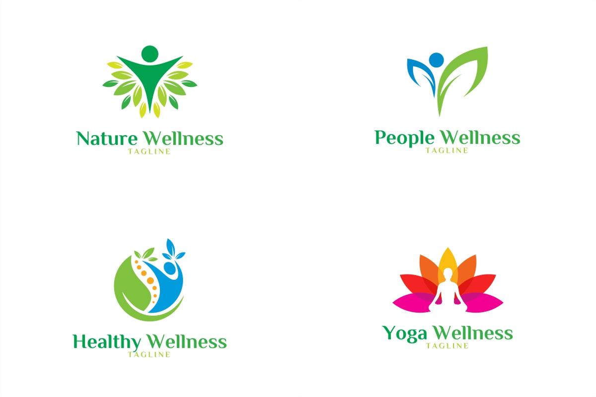 10 Wellness Logo Bundle #1, a Branding & Logo Template by PutraCetol Studio