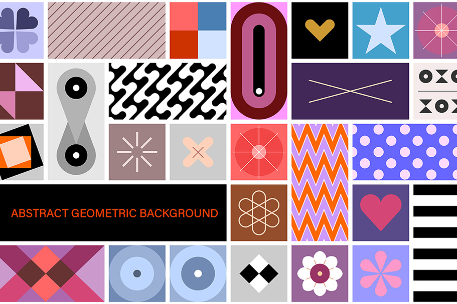 Abstract Geometric Patterns Seamless, a Pattern Graphic by danjazzia