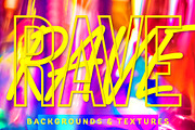 Rave Backgrounds & Textures, a Texture Graphic by Stellari Studio