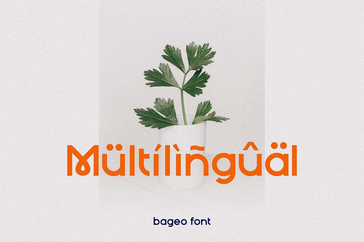 Bageo, a Sans Serif Font by 160 Studio