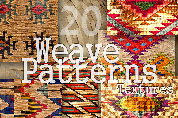20 Weave Patterns Textures Pack, a Texture Graphic by TrueMitra Designs ...