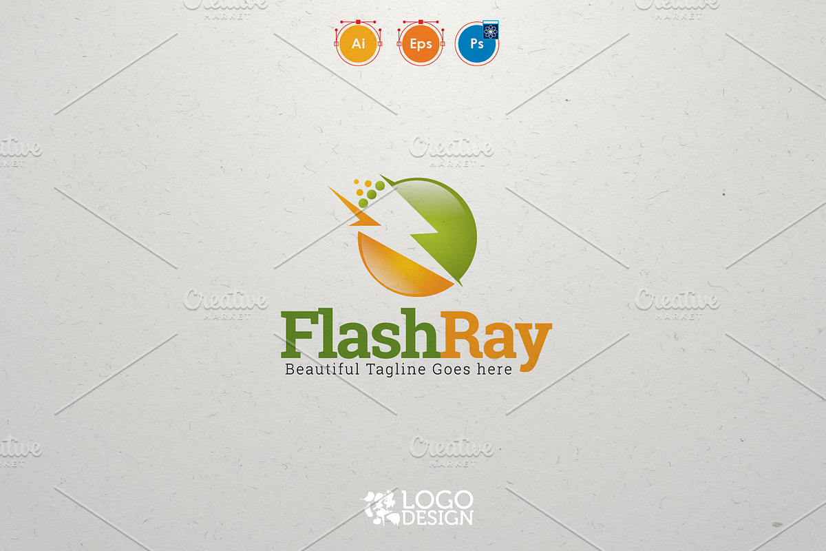 Flash Ray, a Branding & Logo Template by KitCreativeStudio2