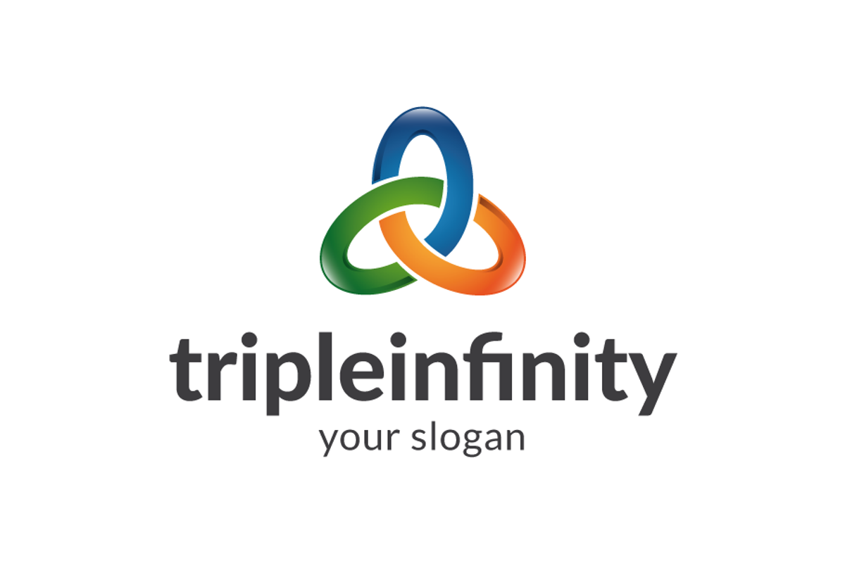 Triple Infinity Logo, a Branding & Logo Template by brandphant ...