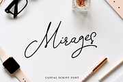 Mirages, a Script Font by Larin Type Co.