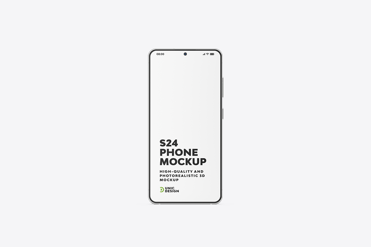 S24 Phone Mockup, an Android Mockup by UnicDesign