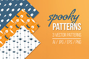 Spooky Seamless Patterns, a Pattern Graphic by Wild Ones