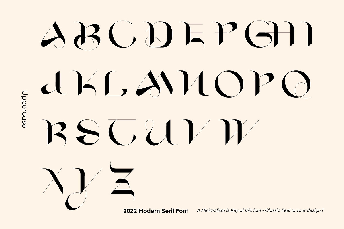 TBD - Modern Serif Typeface, a Serif Font by delipensil