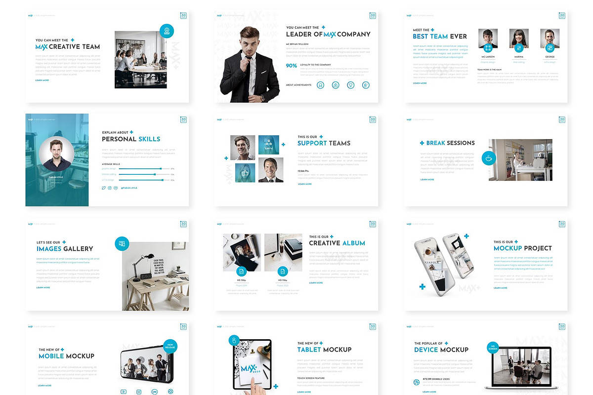 Max - Powerpoint Template, a Presentation Template by inspirasign