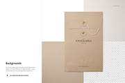 String Envelope Mockup Set, a Product Mockup by creatsy5