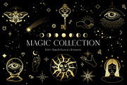Magic Collection Set - Sun Moon Hand, an Illustration by Studio Fortuna