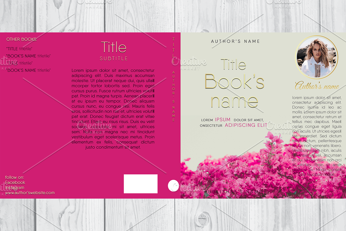 Book template Book cover design, an Object Graphic by Bethel Web Design