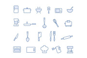 21 Kitchen Icons | Outline Icons ~ Creative Market