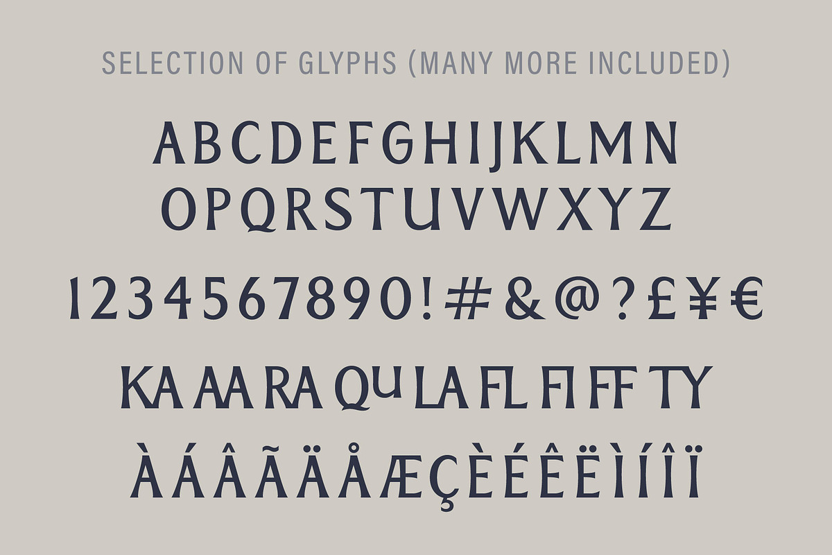 Old Church - Serif Display Typeface, a Font by Wes Franklin