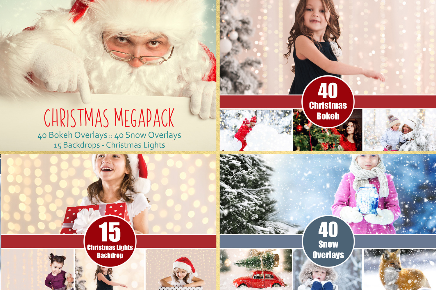 Christmas photography Bundle, a Brushes & More by MockTurtleStudio