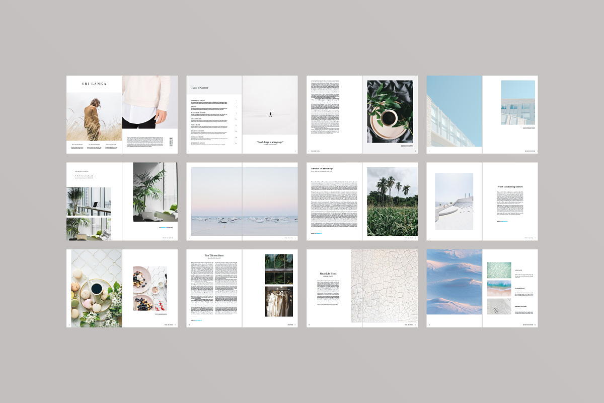 Magazine Duo Pack | InDesign Templates