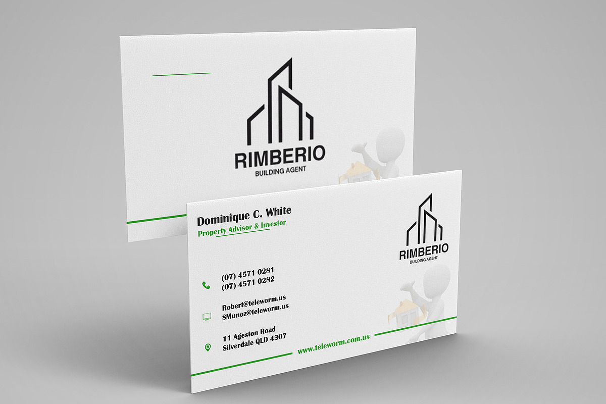 Editable Double-Sided Card PSD Template