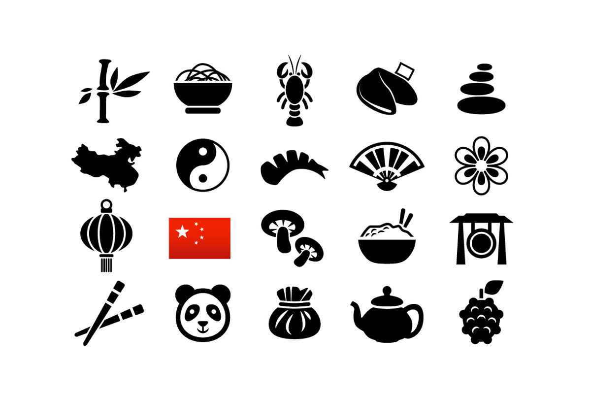 CHINA - vector icons, an Icon by marusdesign