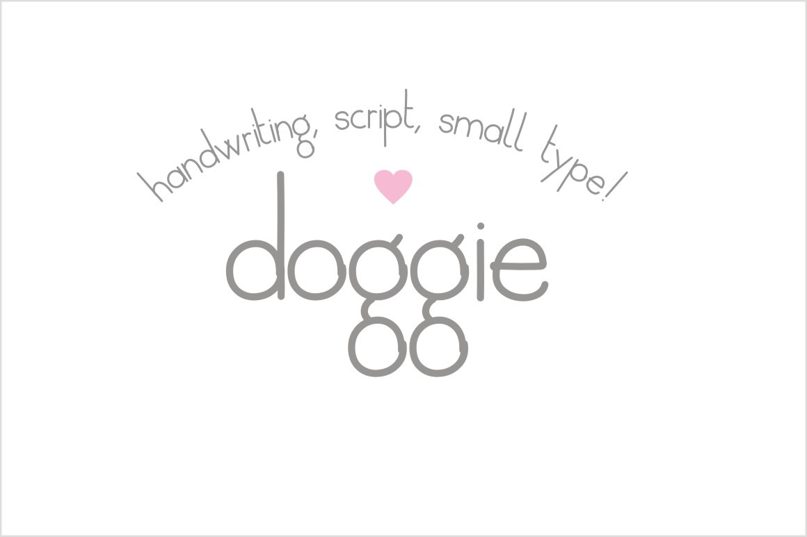 Doggie font, a Script Font by Fonts & Printables | Creative Market