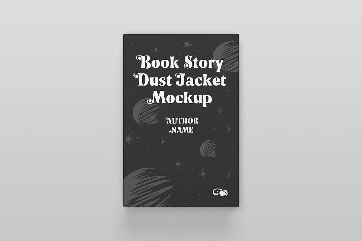 Dust Jacket Book Mockup, a Print Template by Petr Stránský | Creative ...