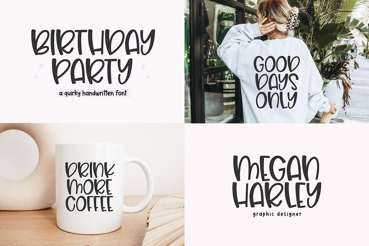 BIG Font Bundle | PART 2, a Handwritten Font by KA Designs